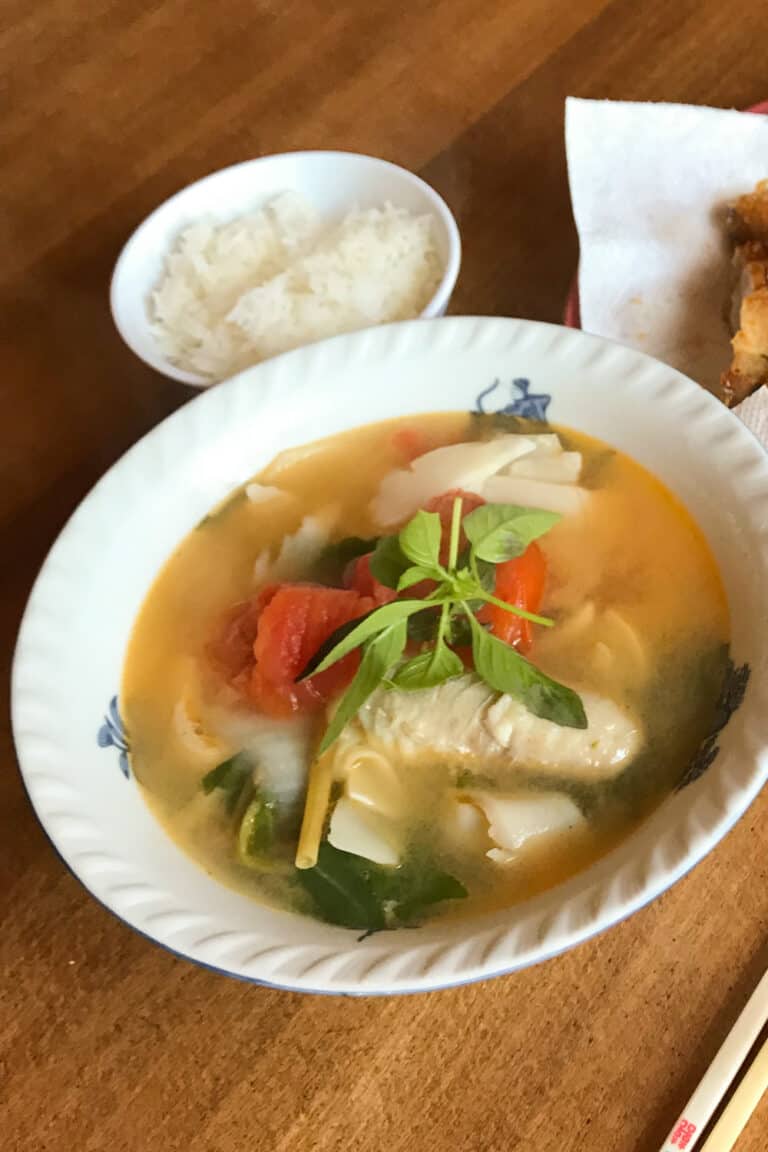 Lao Sour Bamboo Stew Recipe - Gaeng No Mai