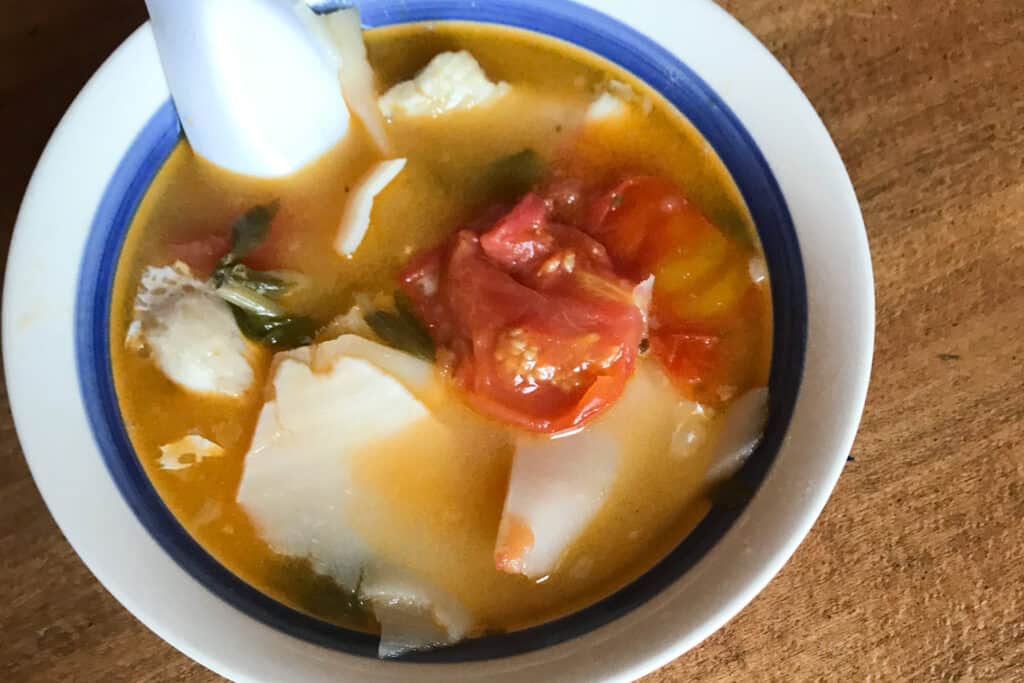 Lao Sour Bamboo Stew Recipe - Gaeng No Mai