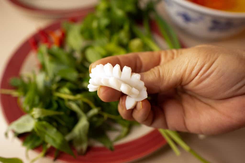 Delicious Thai Spicy Squid Salad Recipe - Authentic Yam Pla-Muek