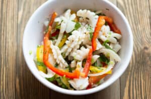 Delicious Thai Spicy Squid Salad Recipe - Authentic Yam Pla-Muek