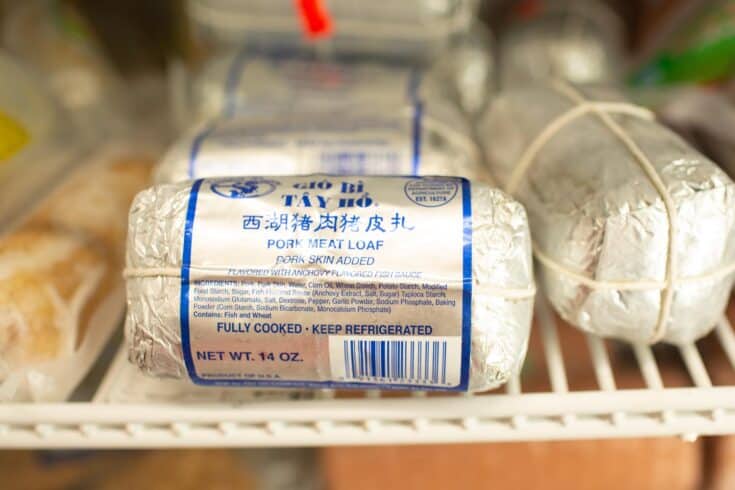 All About Vietnamese Cha Lua - Pork Sausage Roll (with Pictures)