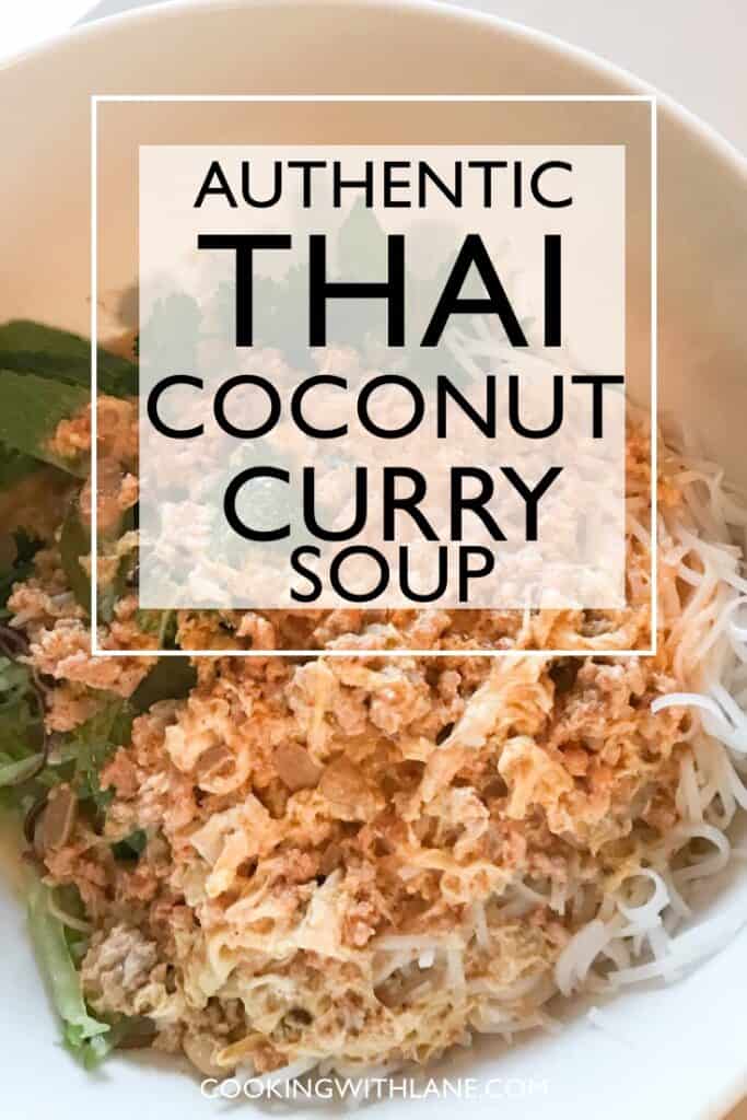 Mee Ka Tee Recipe - Authentic Thai and Lao Coconut Noodle Soup