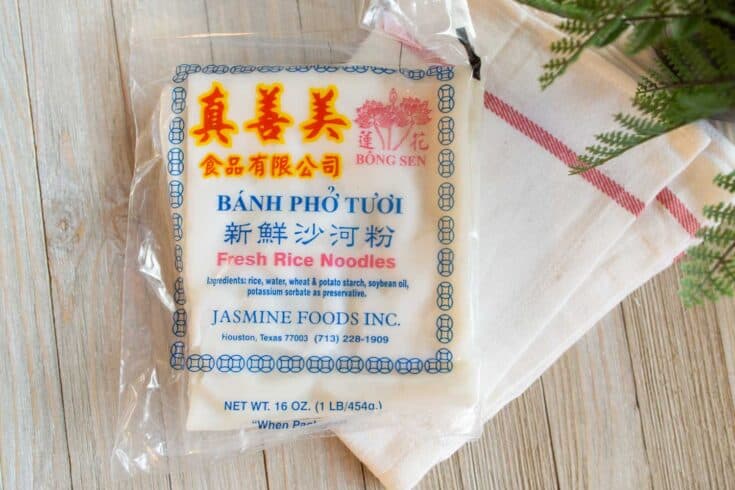 EASY Vietnamese Banh Uot Recipe with Premade Rice Noodle Sheets