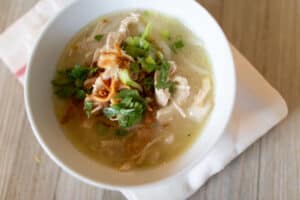 Khao Piak Sen - Authentic Lao Tapioca Chicken Noodle Soup Recipe