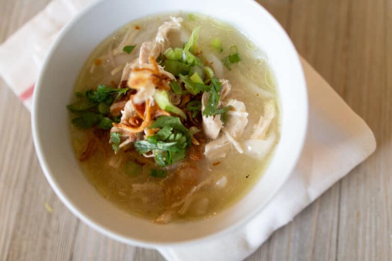 Khao Piak Sen - Authentic Lao Tapioca Chicken Noodle Soup Recipe