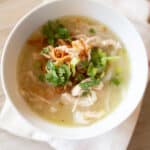 Khao Piak Sen - Authentic Lao Tapioca Chicken Noodle Soup Recipe