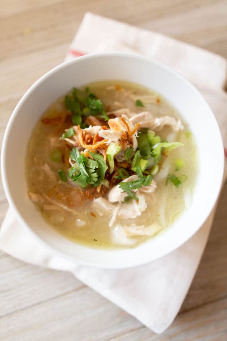 Khao Piak Sen - Authentic Lao Tapioca Chicken Noodle Soup Recipe