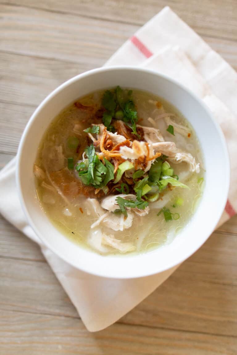 Khao Piak Sen - Authentic Lao Tapioca Chicken Noodle Soup Recipe