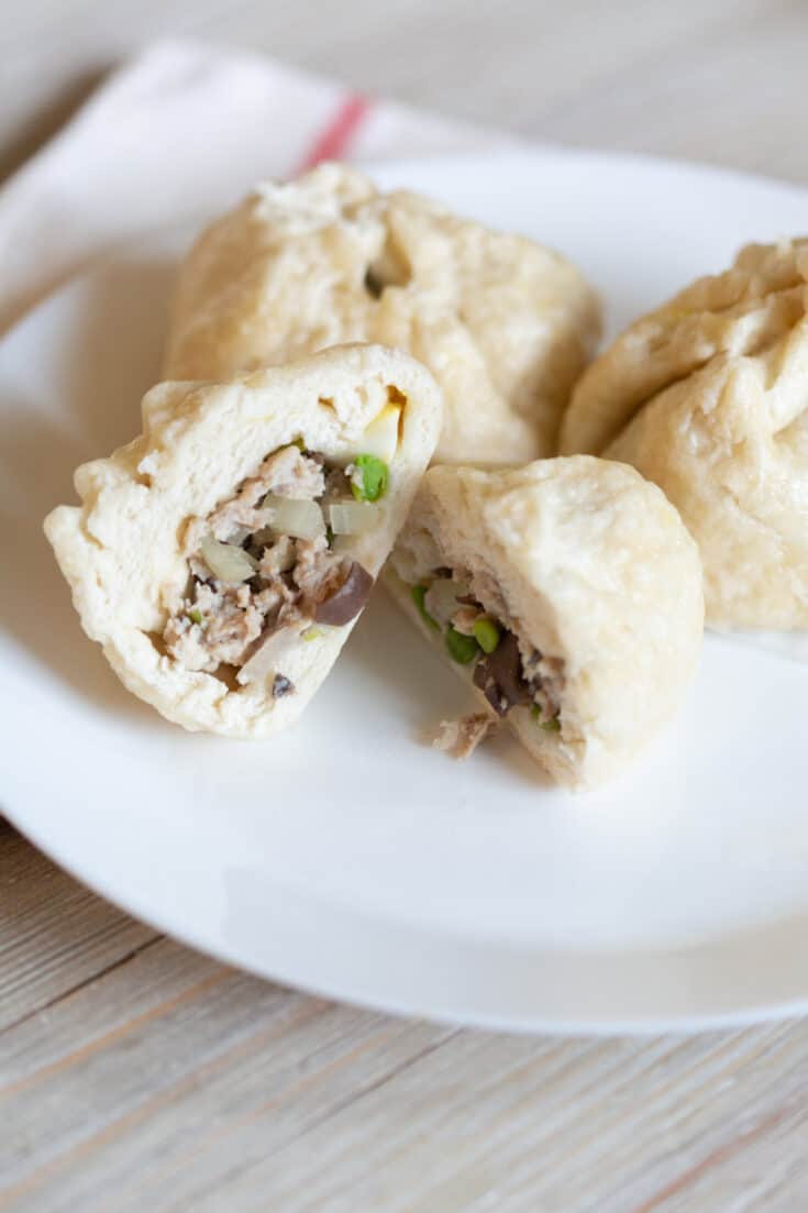 Banh Bao - Vietnamese Steamed Pork Bun Recipe (savory, fluffy, and soft)