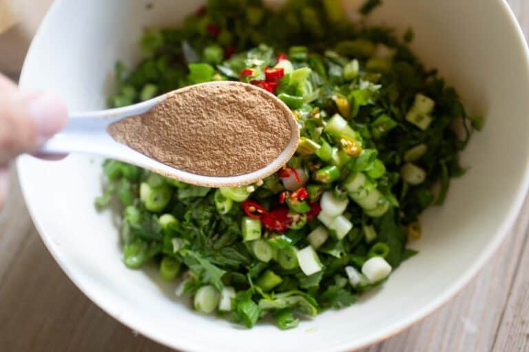 Authentic Laos Larb Som Moo - Sour Fermented Pork Salad Recipe