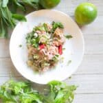 Authentic Laos Larb Som Moo - Sour Fermented Pork Salad Recipe