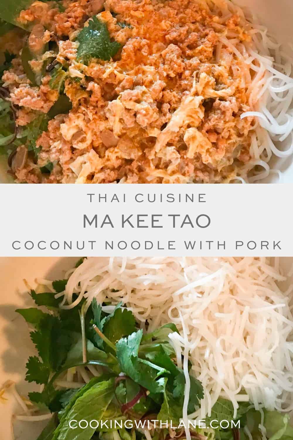Mee Ka Tee Recipe - Authentic Thai and Lao Coconut Noodle Soup