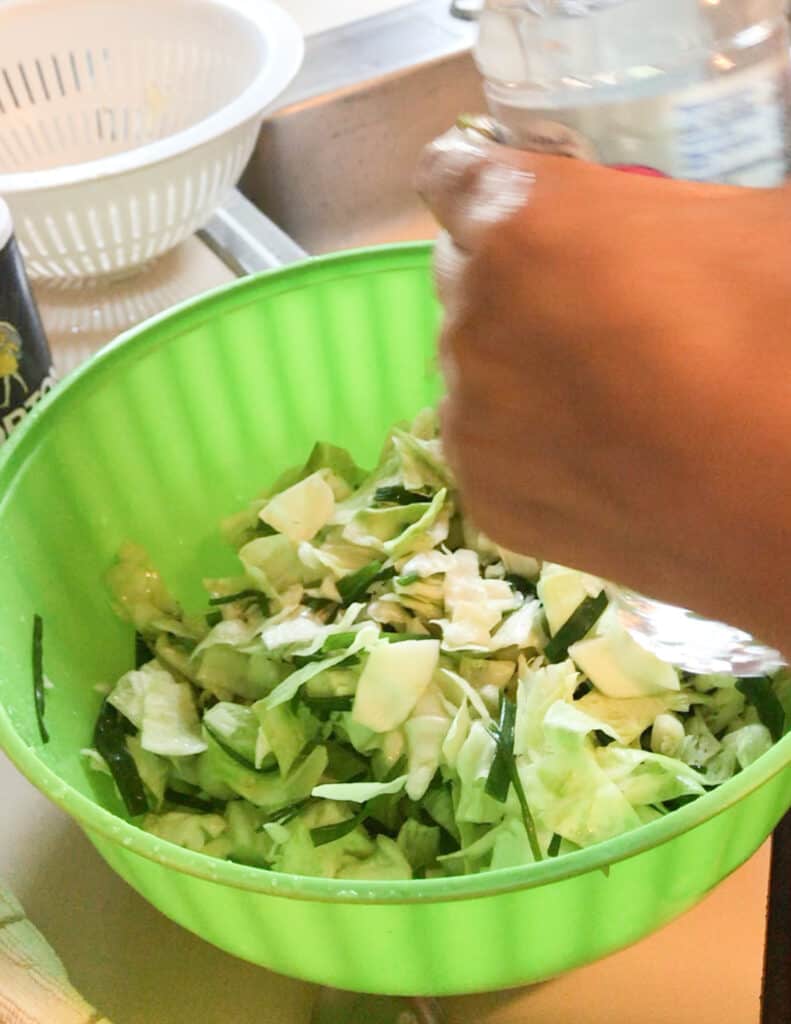 Thai and Lao Som Pak Recipe - Pickled Cabbage - Cooking with Lane