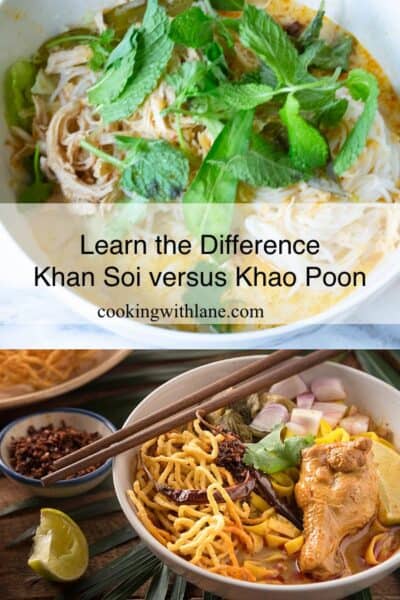 Khao Soi vs Khao Poon - What's the difference?