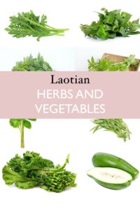 The Ultimate Guide to Laos Cooking - Common Herbs and Vegetables
