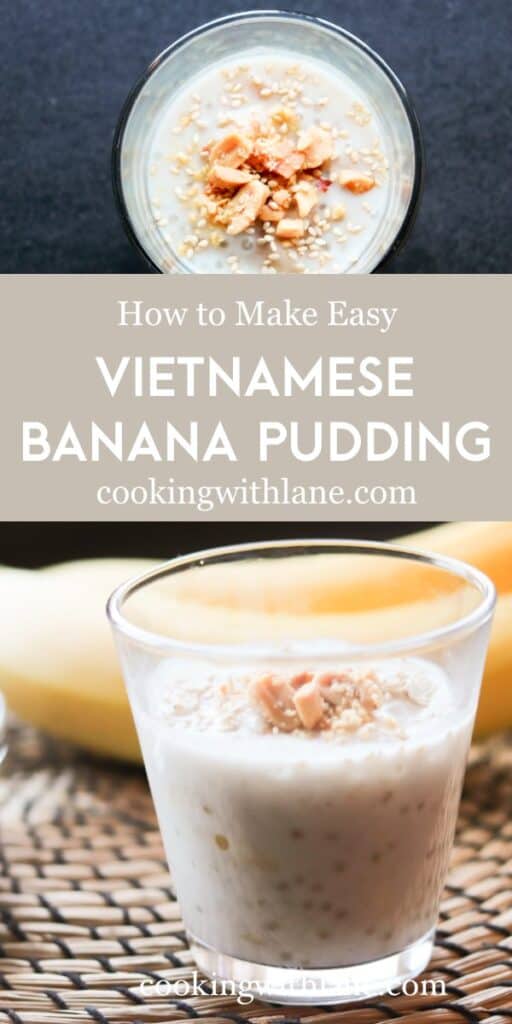 Authentic Vietnamese Che Chuoi - Banana Pudding in Coconut Milk with ...