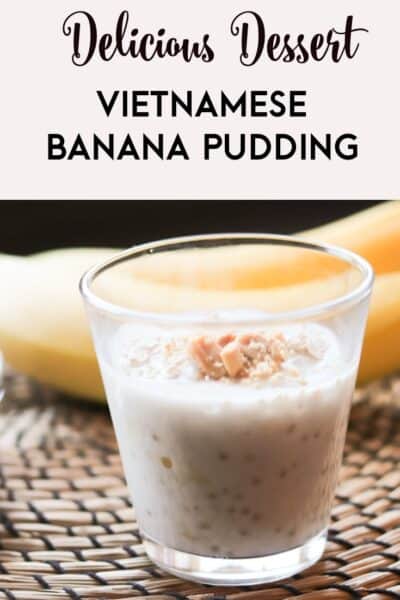Authentic Vietnamese Che Chuoi - Banana Pudding in Coconut Milk with ...