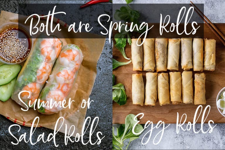 Spring Roll vs Summer Roll - What's the difference?