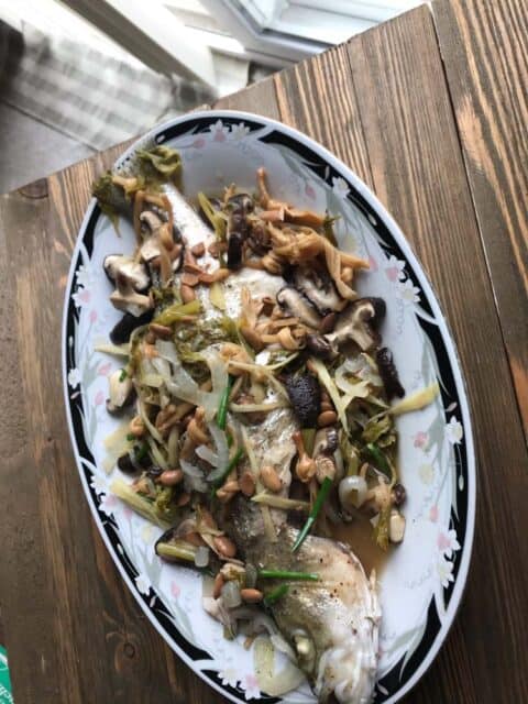 Authentic Vietnamese Steamed Whole Fish (Ca Hap Xi Dau)